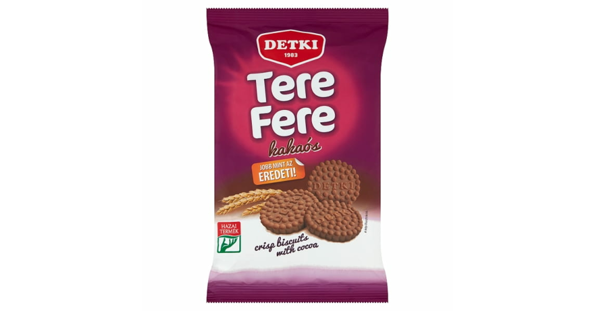 DETKI TEREFERE KAKAÓS ÉDES OMLÓS KEKSZ 180 G DETKI TEREFERE KAKAÓS ÉDES OMLÓS KEKSZ 180 G